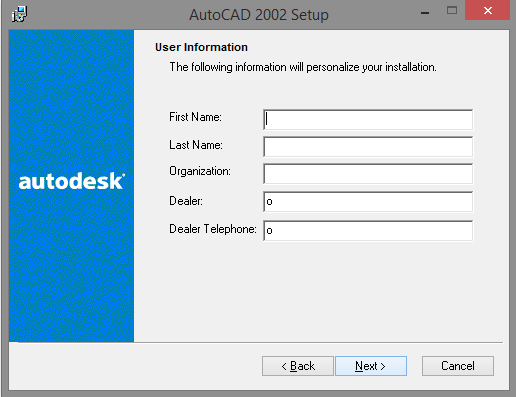 Langkah - langkah menginstall AutoCAD 2002 ~ Noval Parinussa's Blog