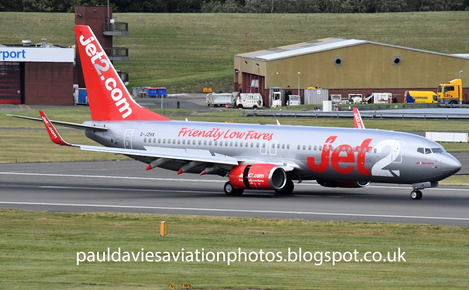 PDAviation: Birmingham (BHX/EGBB) 31st July Jet2 Boeing 737-800 G-JZHX