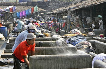 Yesu Garden: Dhobi -The Indian Iron and Laundry man