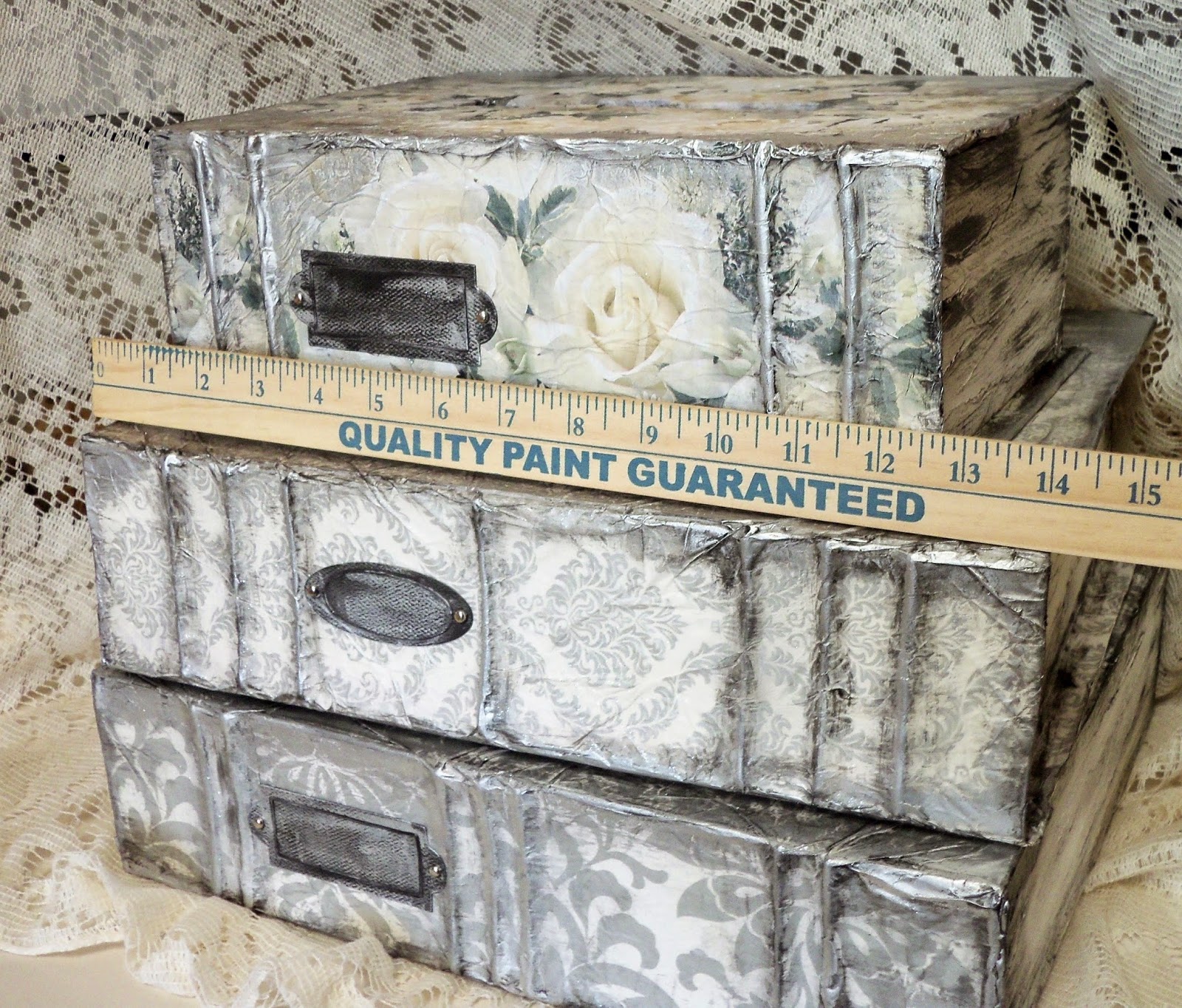 Make The Best of Things: Faux Stacked Books Card Box