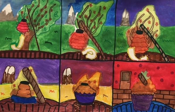 Mrs. Nhu's Oakdale Art Class: Imaginary Metamorphosis!