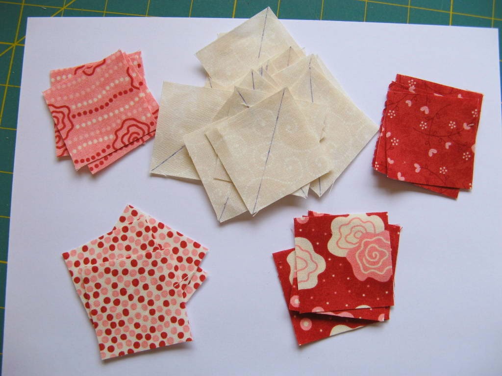 Stitching With 2 Strings: Tutorial: A Quick Valentine Table Topper