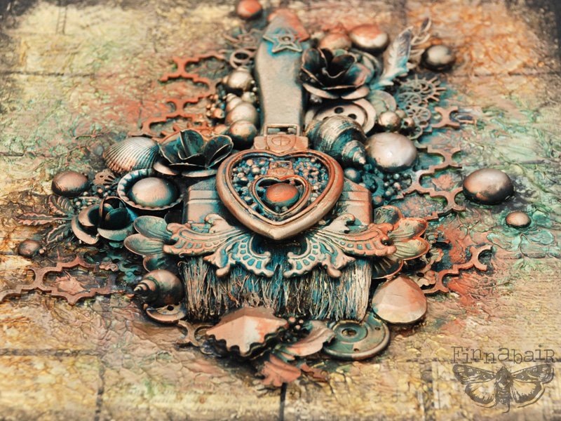 Finnabair: Art Celebration - Altered Brush Collage