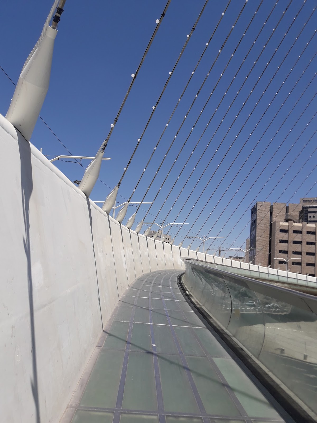 A Jewish Grandmother : Enjoyable Walk on Jerusalem String Bridge
