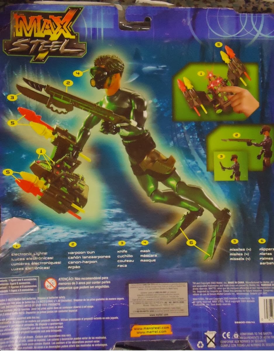 Max Steel Fanáticos: Línea Max Steel Extreme 2004 Completa