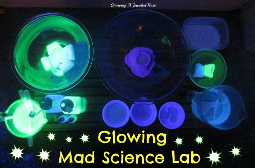 Glowing Mad Science Lab {Guest Post from Growing a Jeweled Rose ...