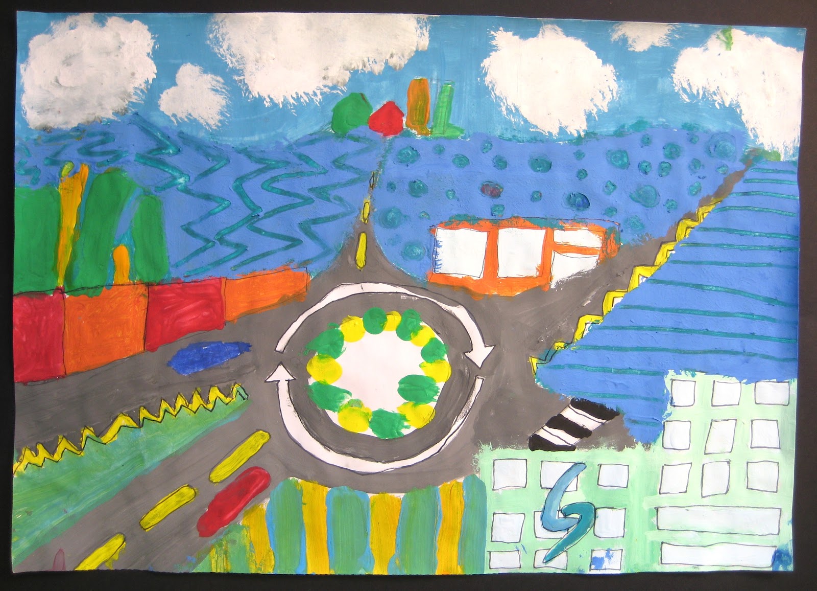 Student Artwork: Year 7 'My Journey to School'