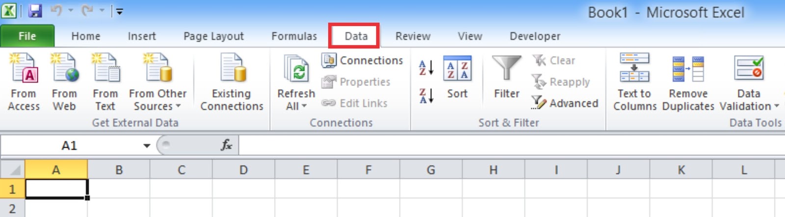 Microsoft Excel : Mengaktifkan menu-menu Microsoft Excel ~ PANDUAN ...