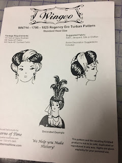Sew Modern Sew Historical: Wingeo Regency Turban pattern WN714 Mimi's ...