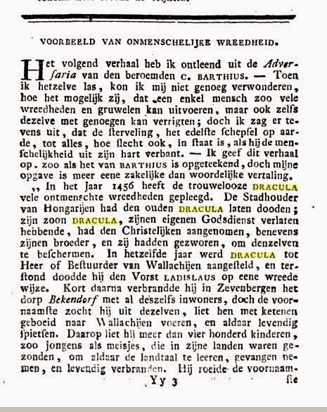 Arkhamarchivaris: Wrede weetjes uit Walachije