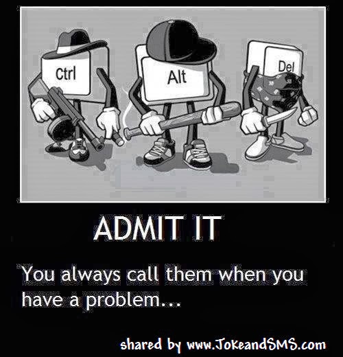 Ctrl + Alt + Delete | Computer Jokes | Joke and SMS