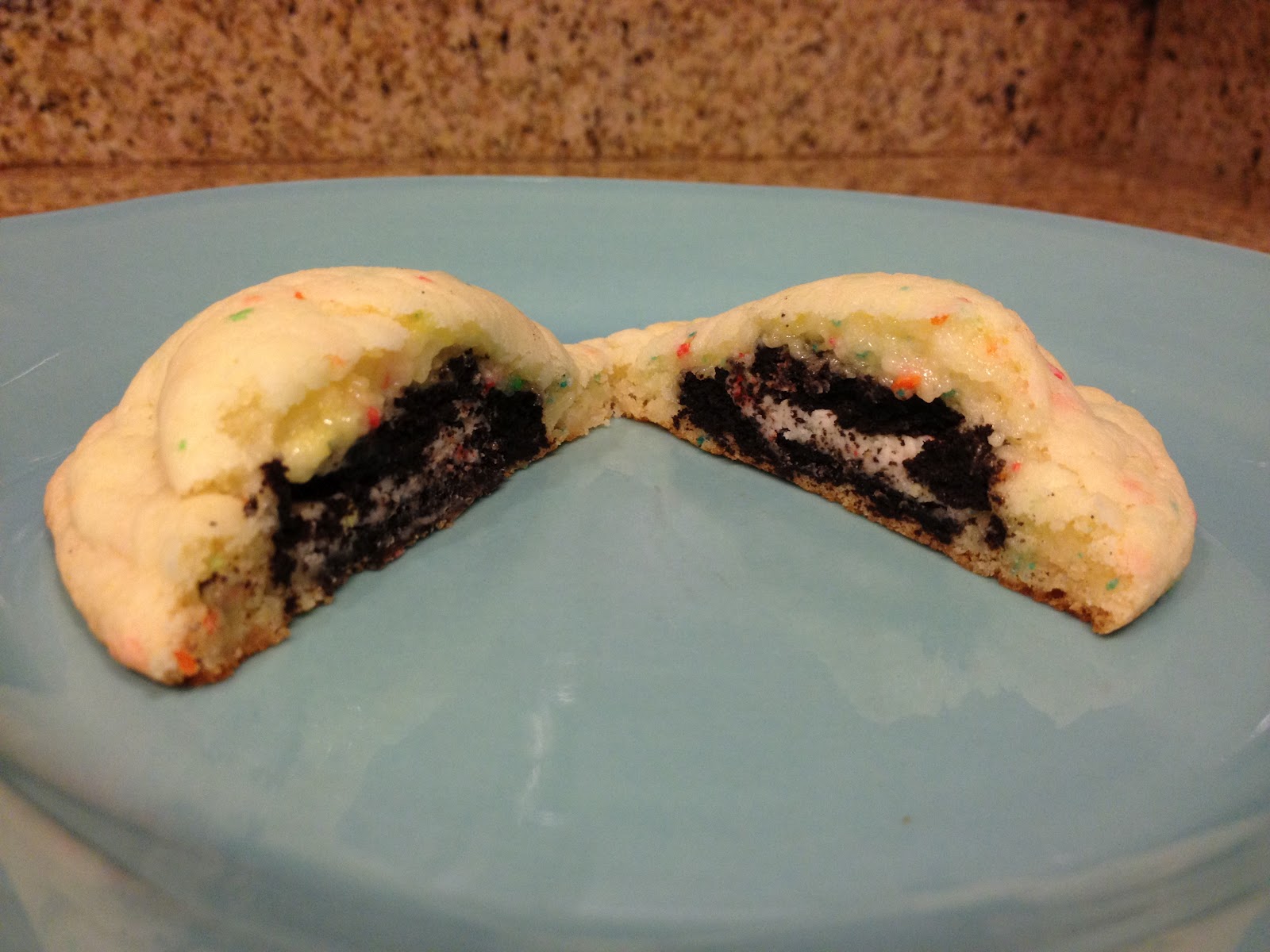 Danette's Recipes: Funfetti Oreo Stuffed Cookies