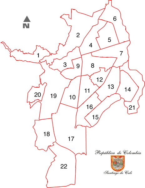 Comunas en Santiago de Cali: ¿Cuales son las comunas de Cali?