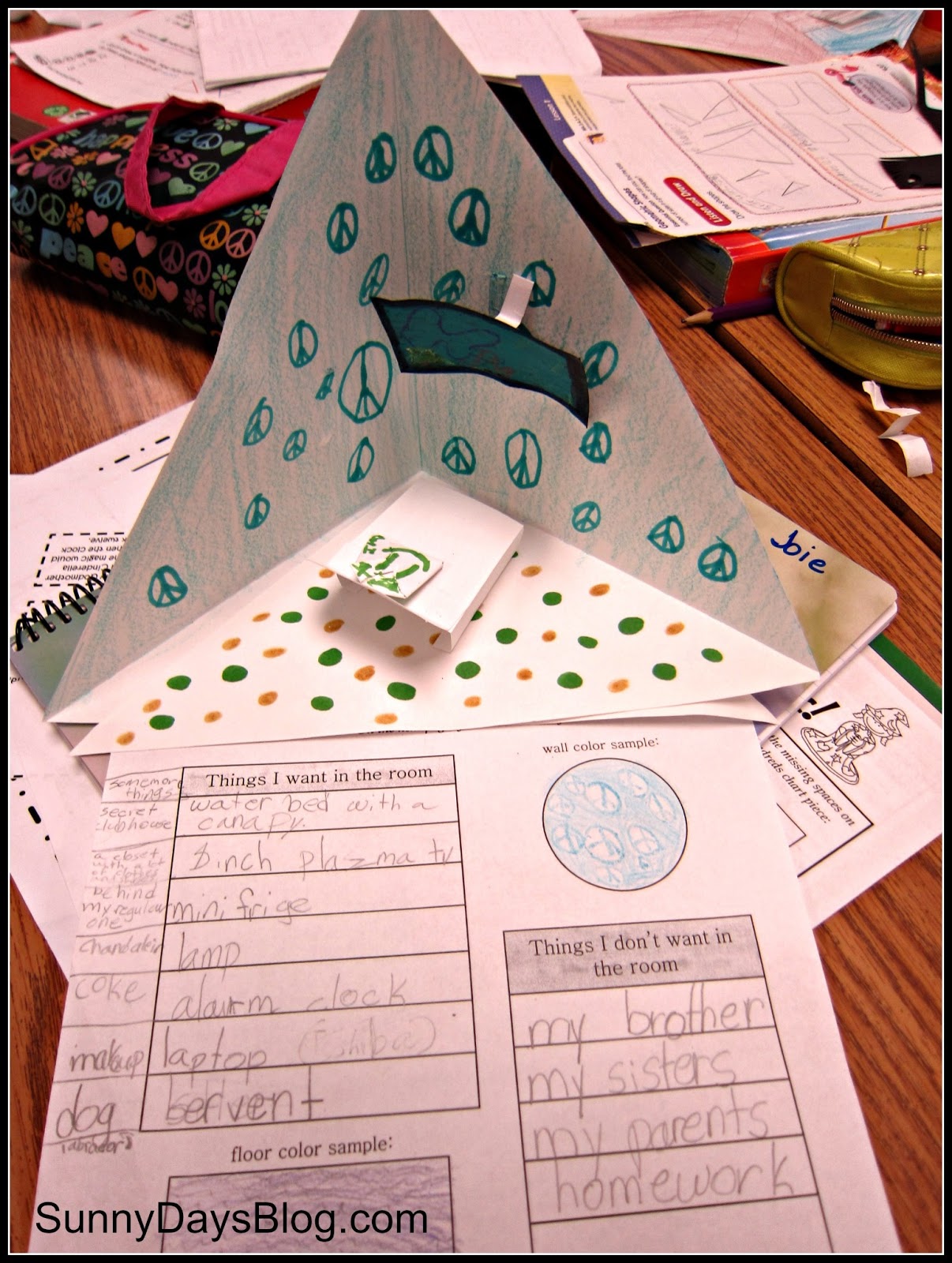 Dream Room Design Project - Sunny Days in Second Grade