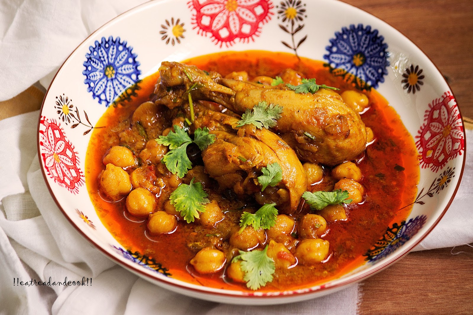 Murgh Chole / Chicken Curry with Chickpeas