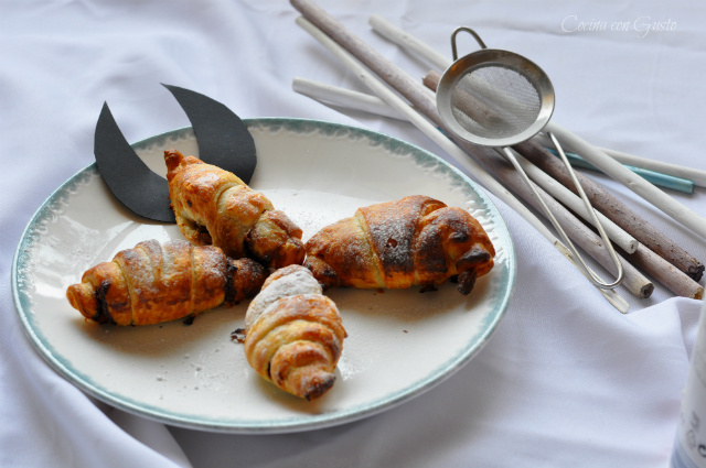 Cocina con gusto: Cuernos de crema de cacao