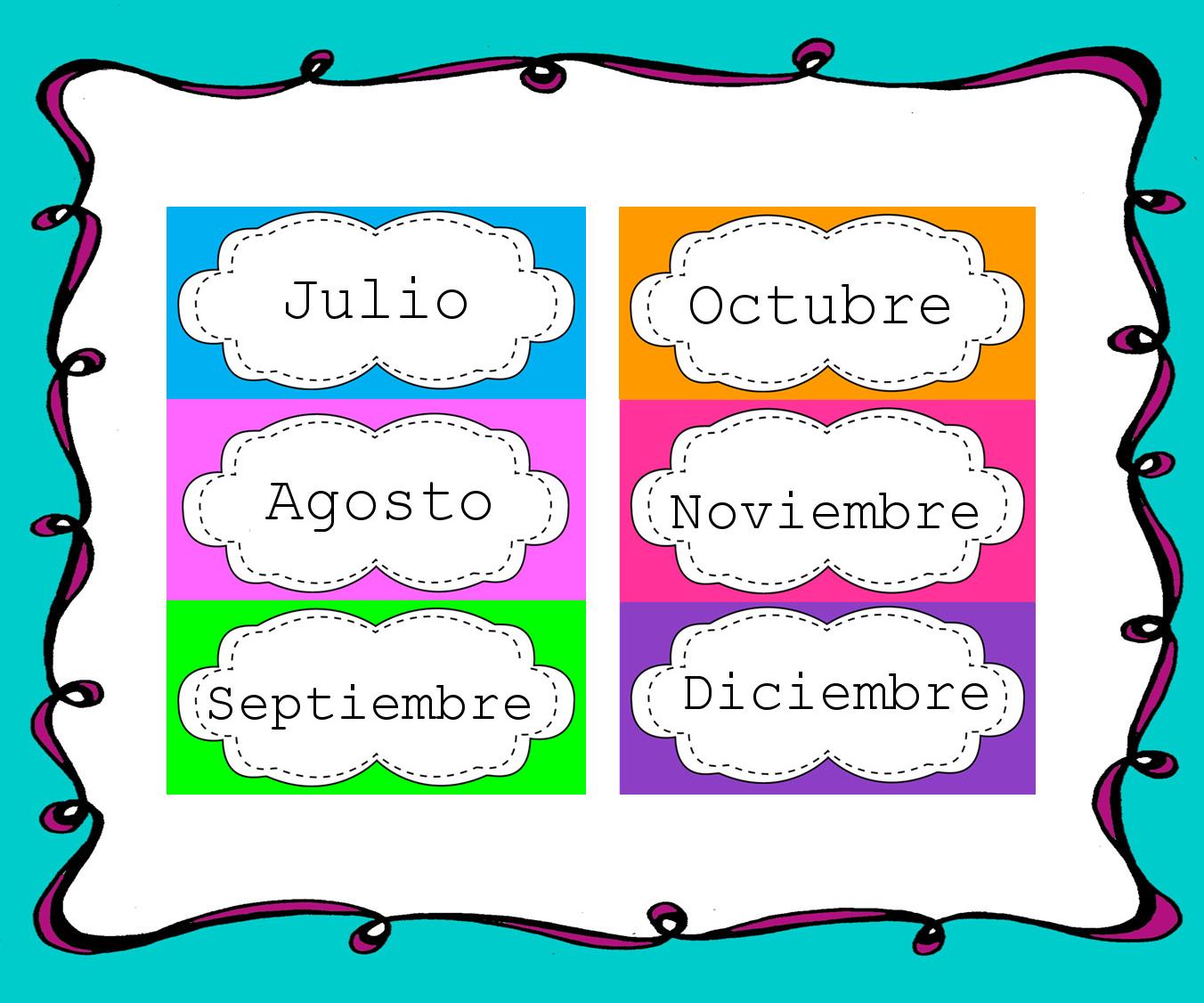 Meses+del+año+color.jpg (1352×1126) | Meses del año