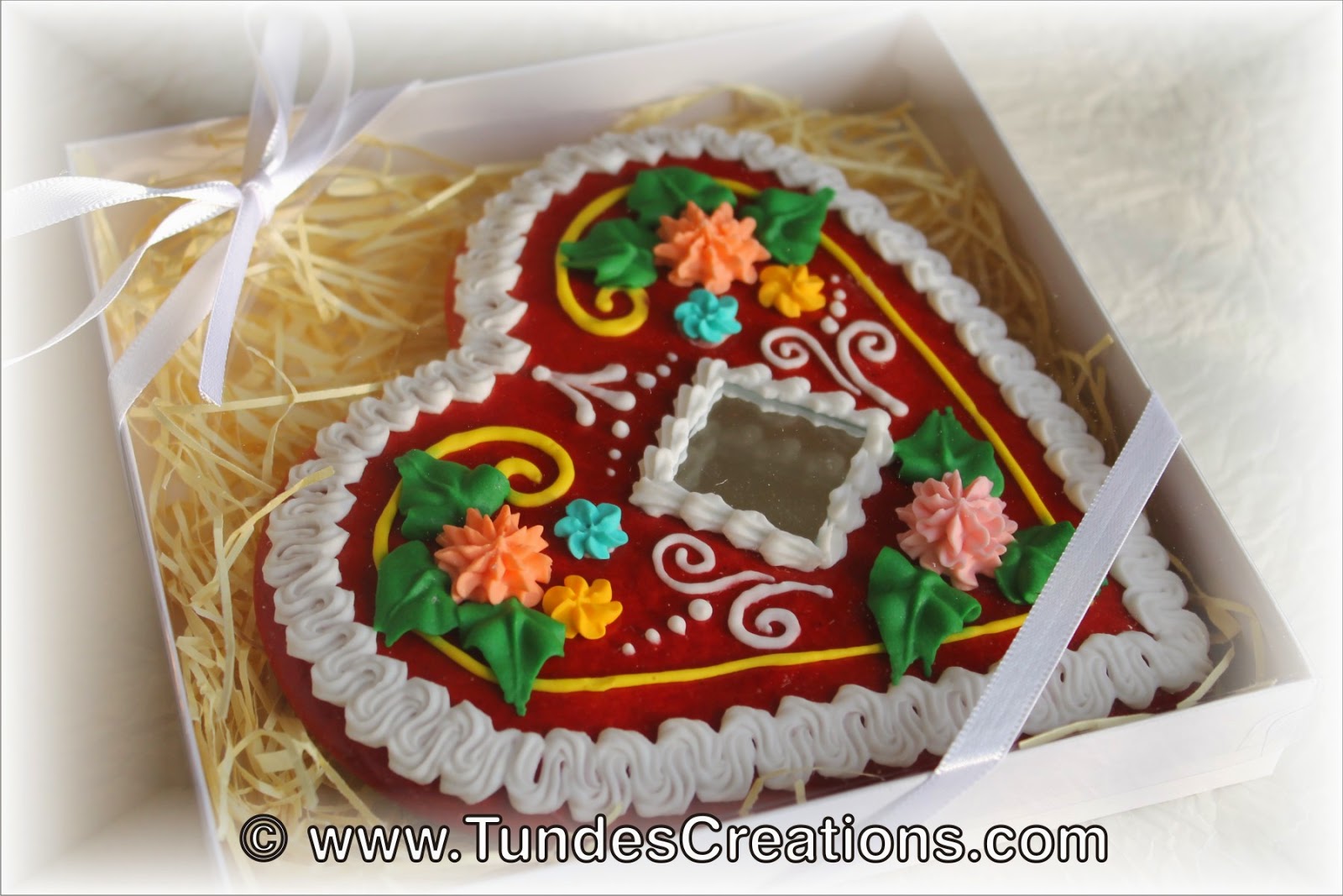 The Gingerbread Artist: Traditional Hungarian Red Gingerbread Hearts