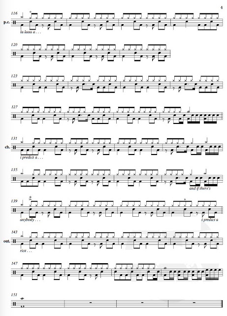 Kaiser Chiefs - I Predict A Riot | Partituras para Batería