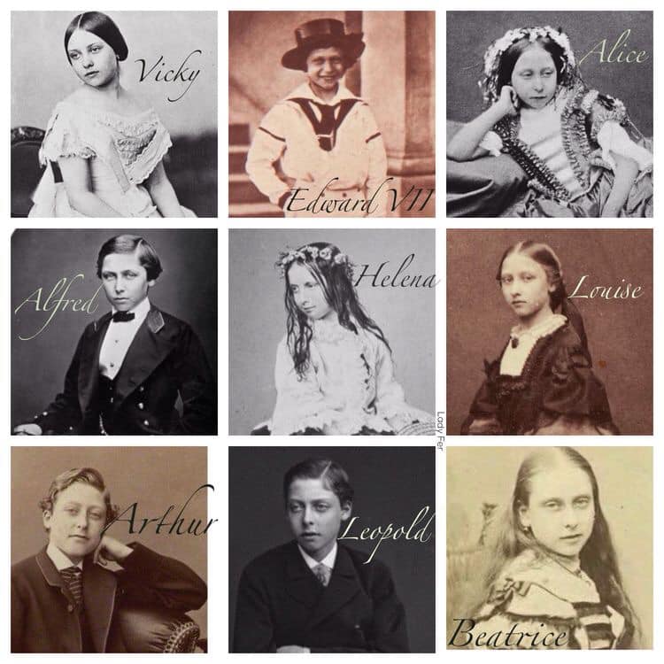 THE SAVVY SHOPPER: Queen Victoria's 9 Children Over The Years