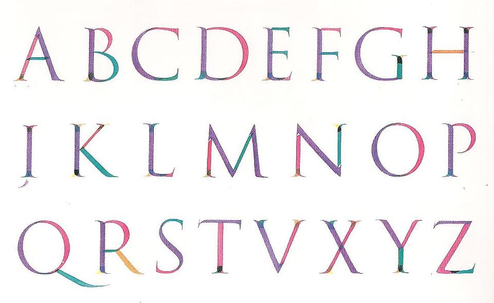 La ladrona de Arte: [001] Romana; Alfabeto Trajano