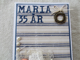 ROX Stamps: Chokladkort med marina toner