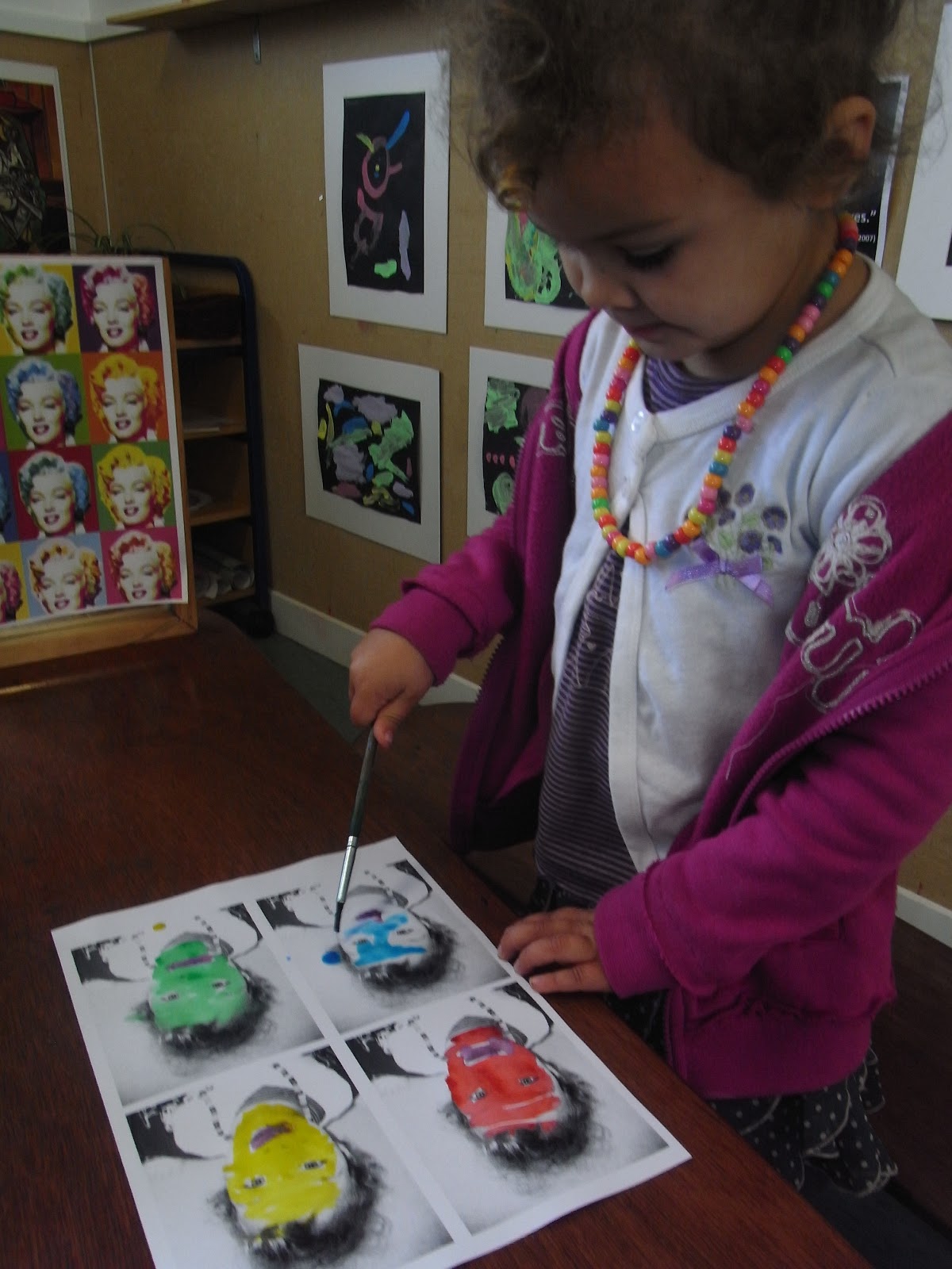 Mairtown Kindergarten: Mixed media art