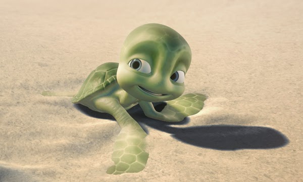Ciberestética: La película de Sammy, la tortuga en 3D