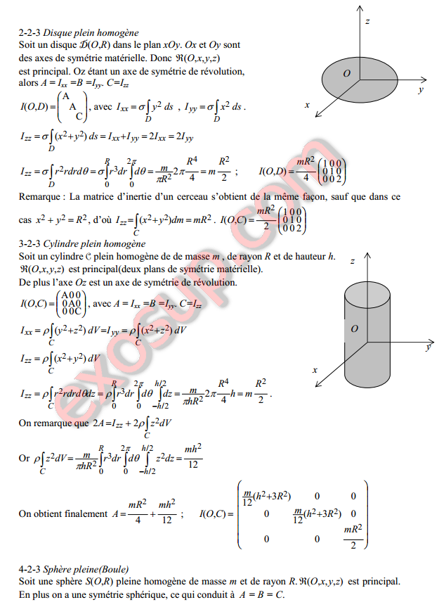 cours de la mécanique du solide fsr smp s3 - ExoSup