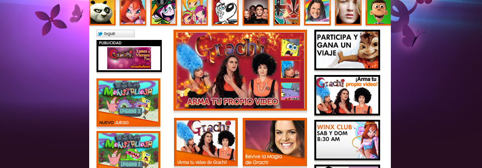 Nick 3 ¡SOLO NICK!: MUNDONICK.COM SE VISTE DE GRACHI 2