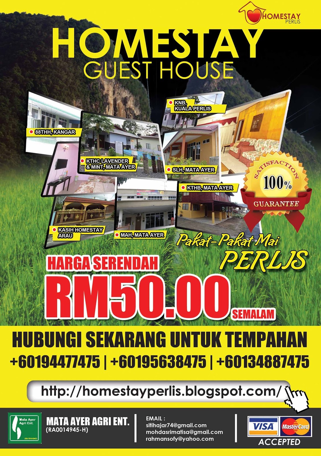 KTH Homestay & Chalet, Mata Ayer, Perlis: Promosi lagi!