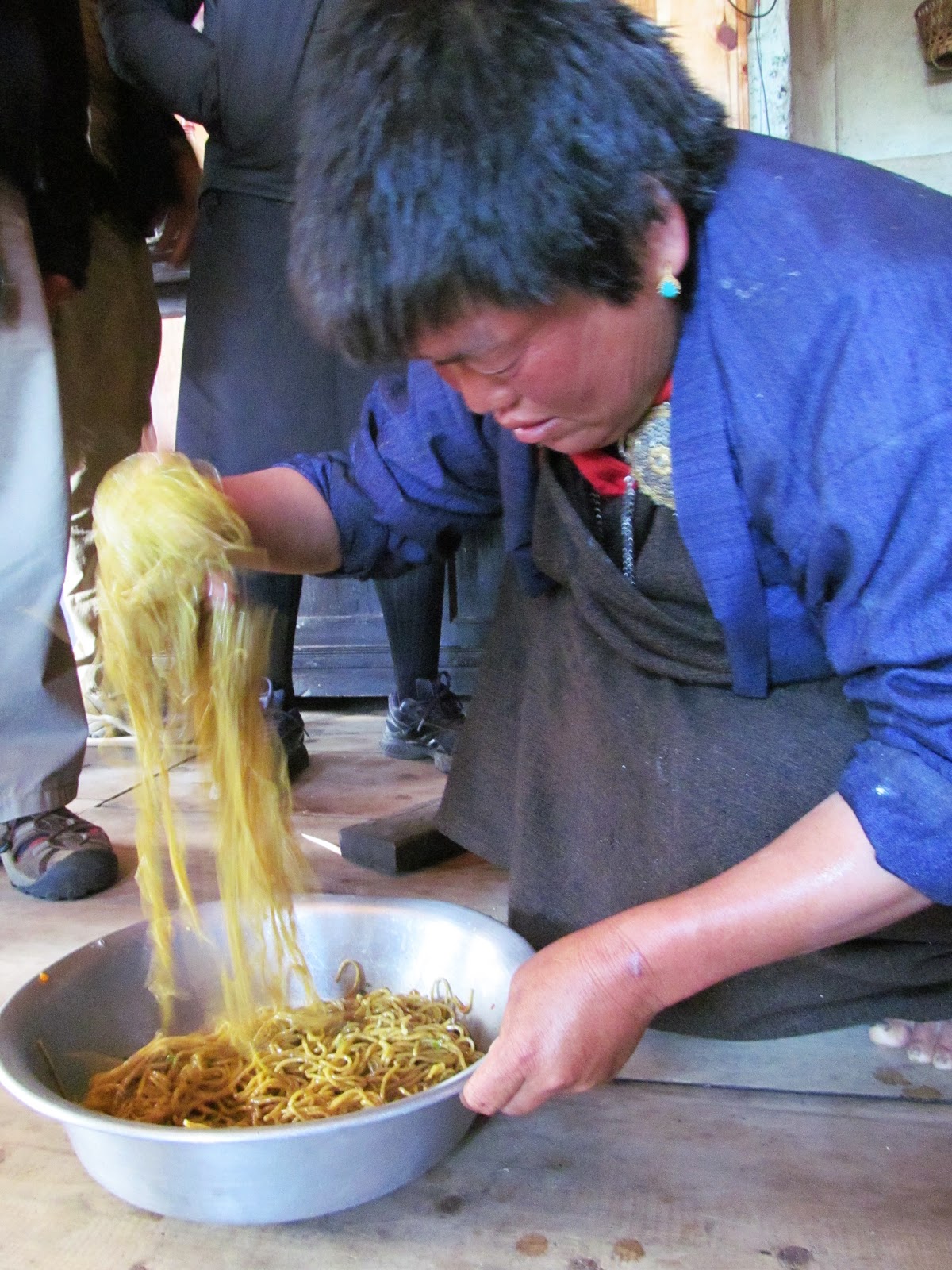 The Bhutanese Cuisine : Bumthang Putta ---> The Local Noodles of Bumthang