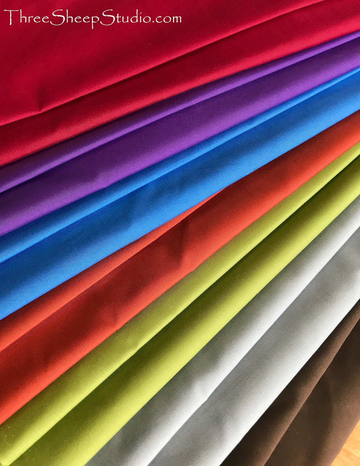 Three Sheep Studio: Yummy Colors Of Fine Weave-Weavers Cloth...