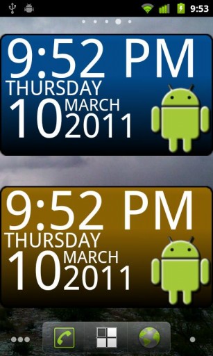 Techno News And Views: droid clock widget