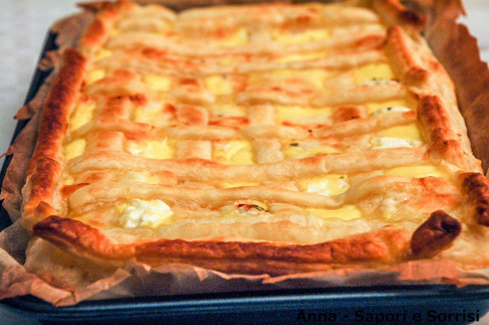 ANNA-SAPORI E SORRISI: Torta salata al formaggio in pasta sfoglia