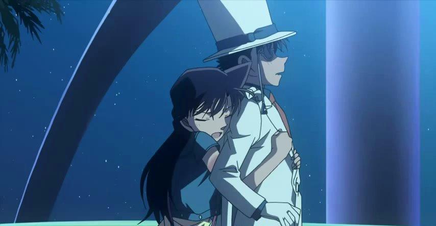 Detective Conan: Ran y Kaito Kid.