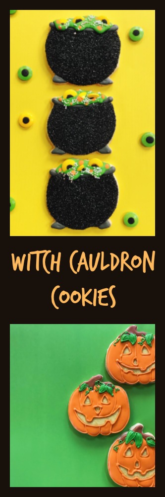 Halloween Cookies - Witch Cauldrons | Sweet Jenny Belle - easy sugar ...