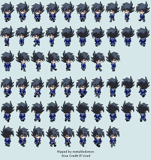 Yu-Gi-Oh Tag Force - Kid (YGOTF-KID): Sprite do Jogo