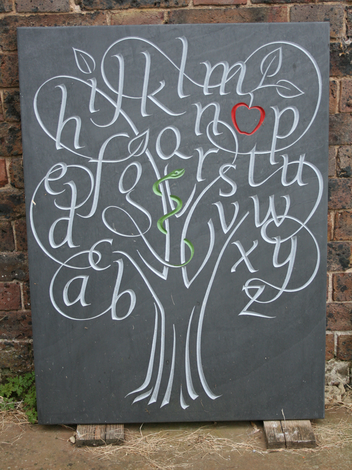 TIM WHITTON - Carved: INTERVIEW WITH LETTERCUTTER JULIE REZAC