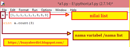 18 Belajar Bersama Python List count In Python 18-belajar-bersama-python-list-count-in-python