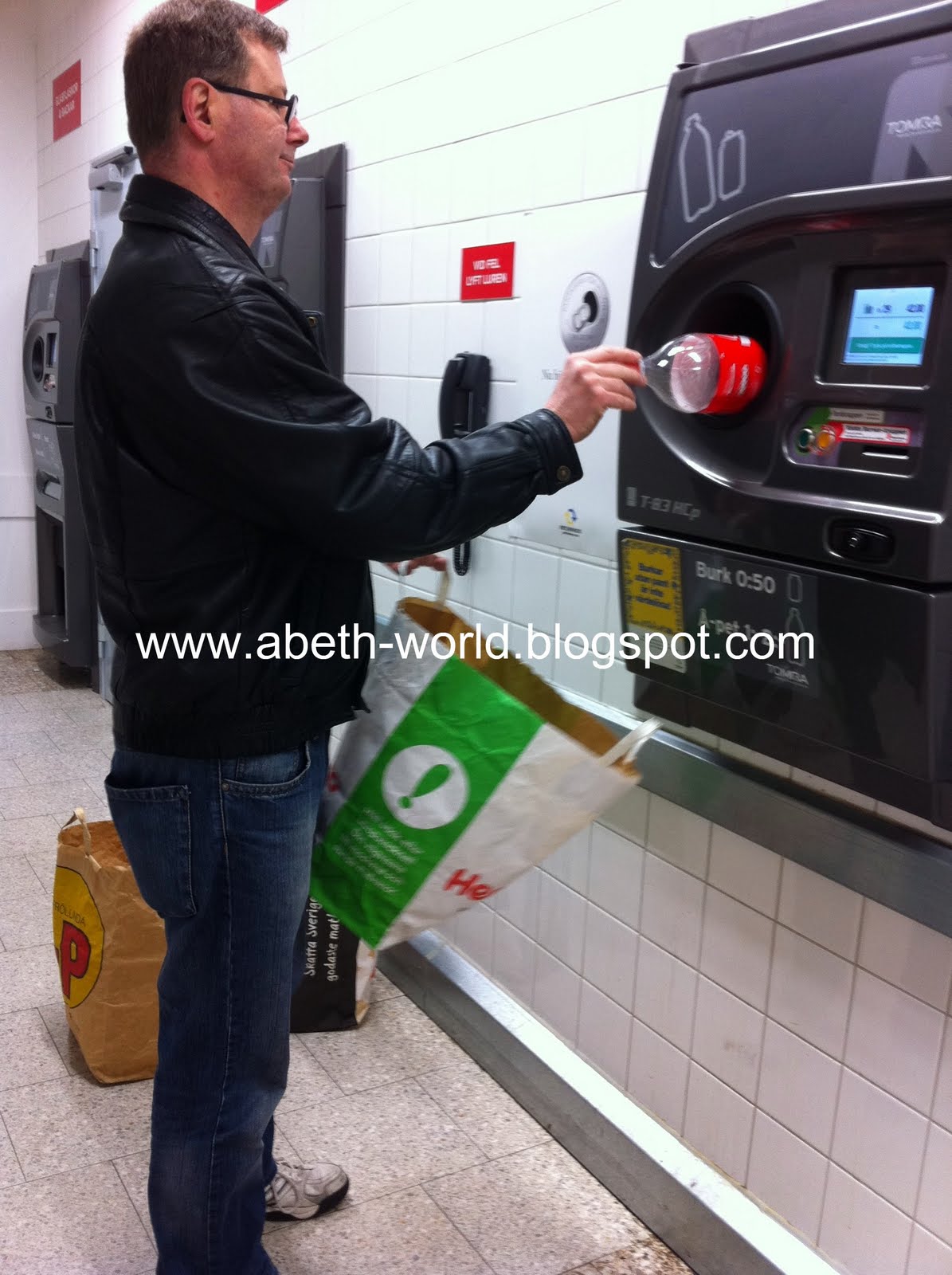 Life today and yesterday: return bottles