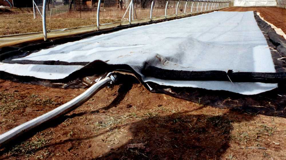 Soil steam sterilization