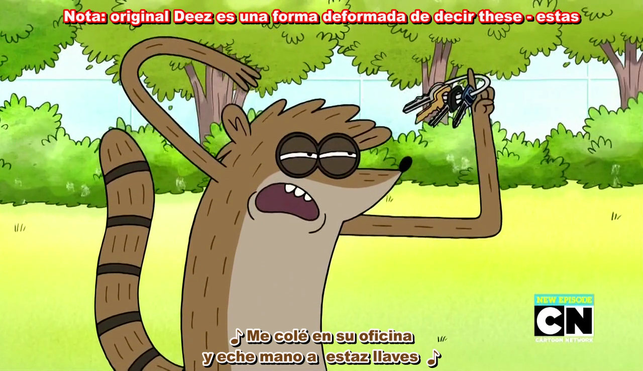 07x32- REGULAR SHOW - Deez Keys - Subtitulado Español - .Kaffeine-Fansub
