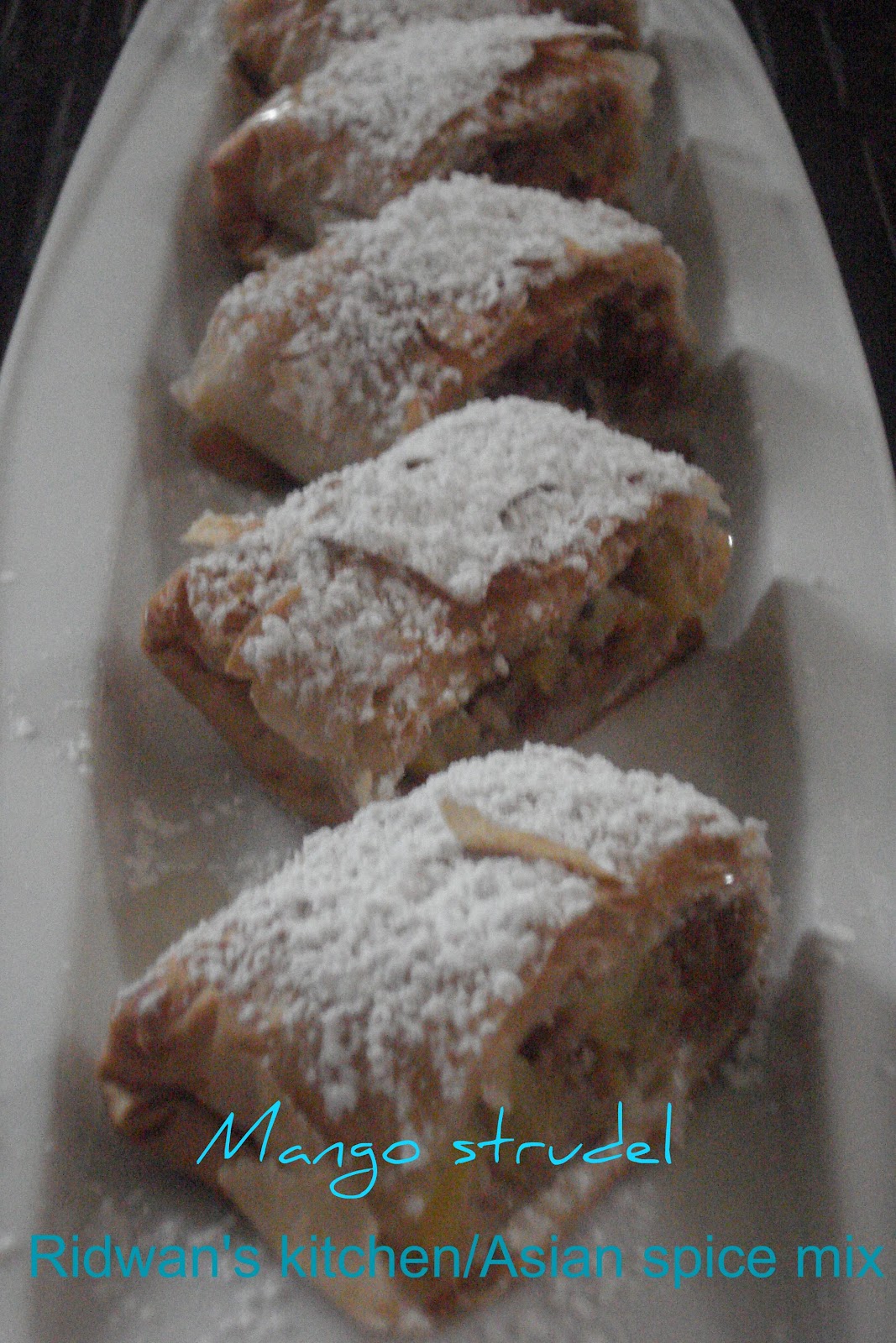 mango ginger strudel