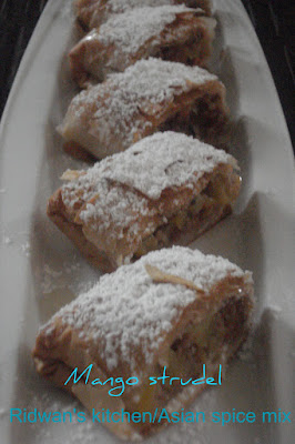 mango ginger strudel
