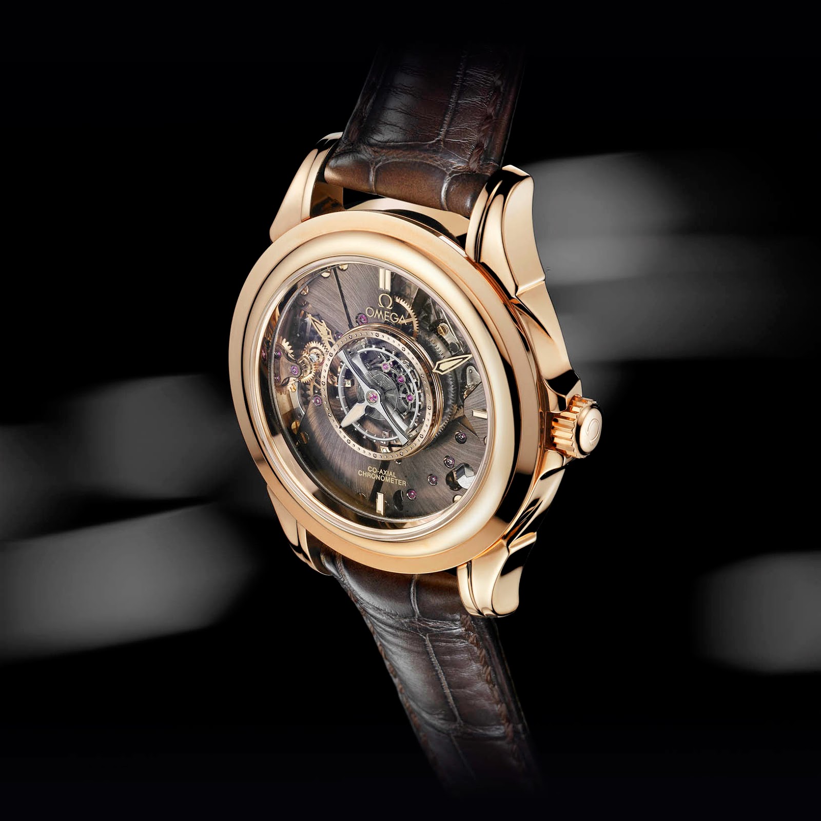 omega de ville central tourbillon