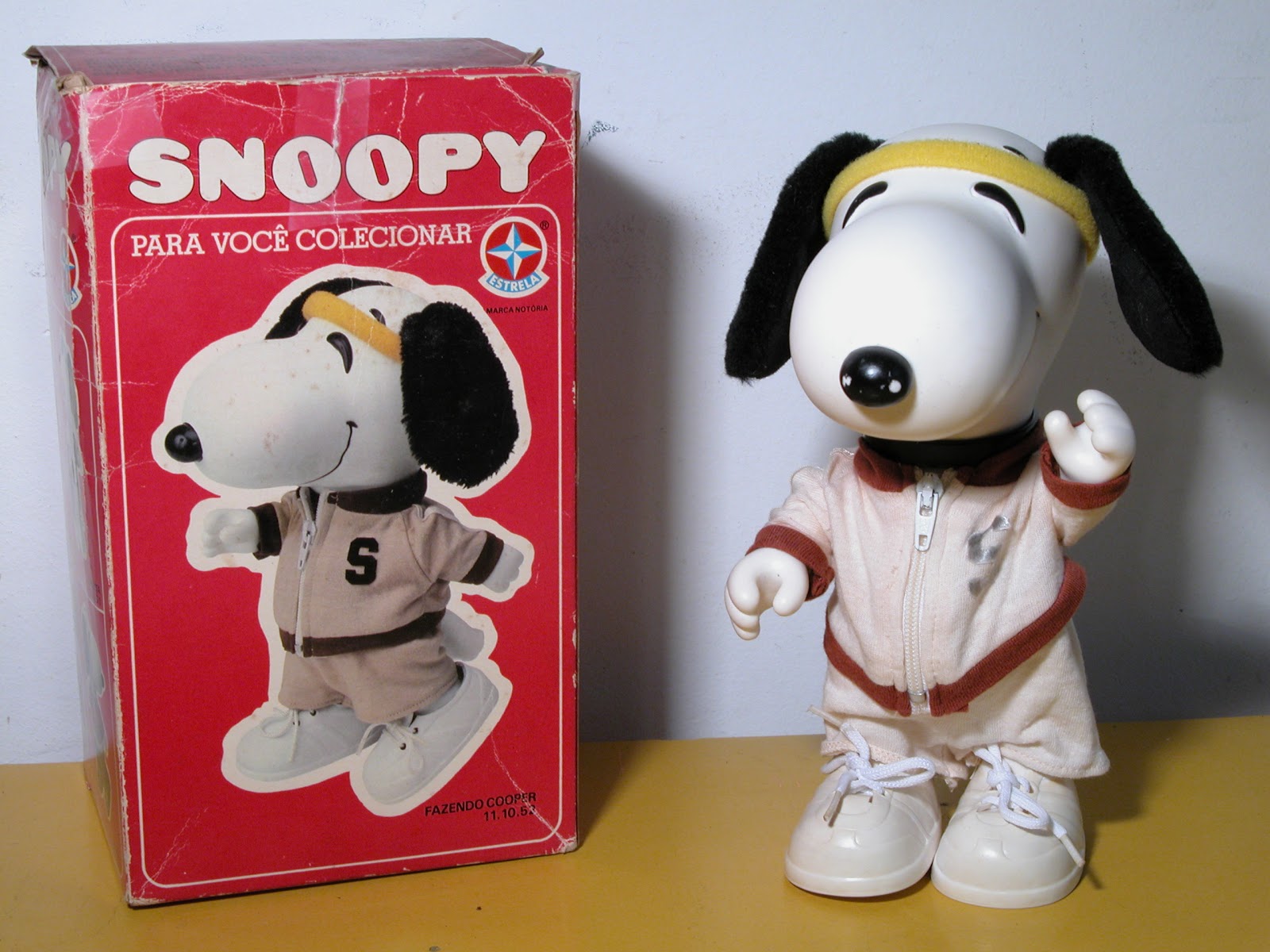 KIRINILAS BRINQUEDOS ANTIGOS: BONECO SNOOPY COOPER COLEÇÃO ESTRELA ANOS 80