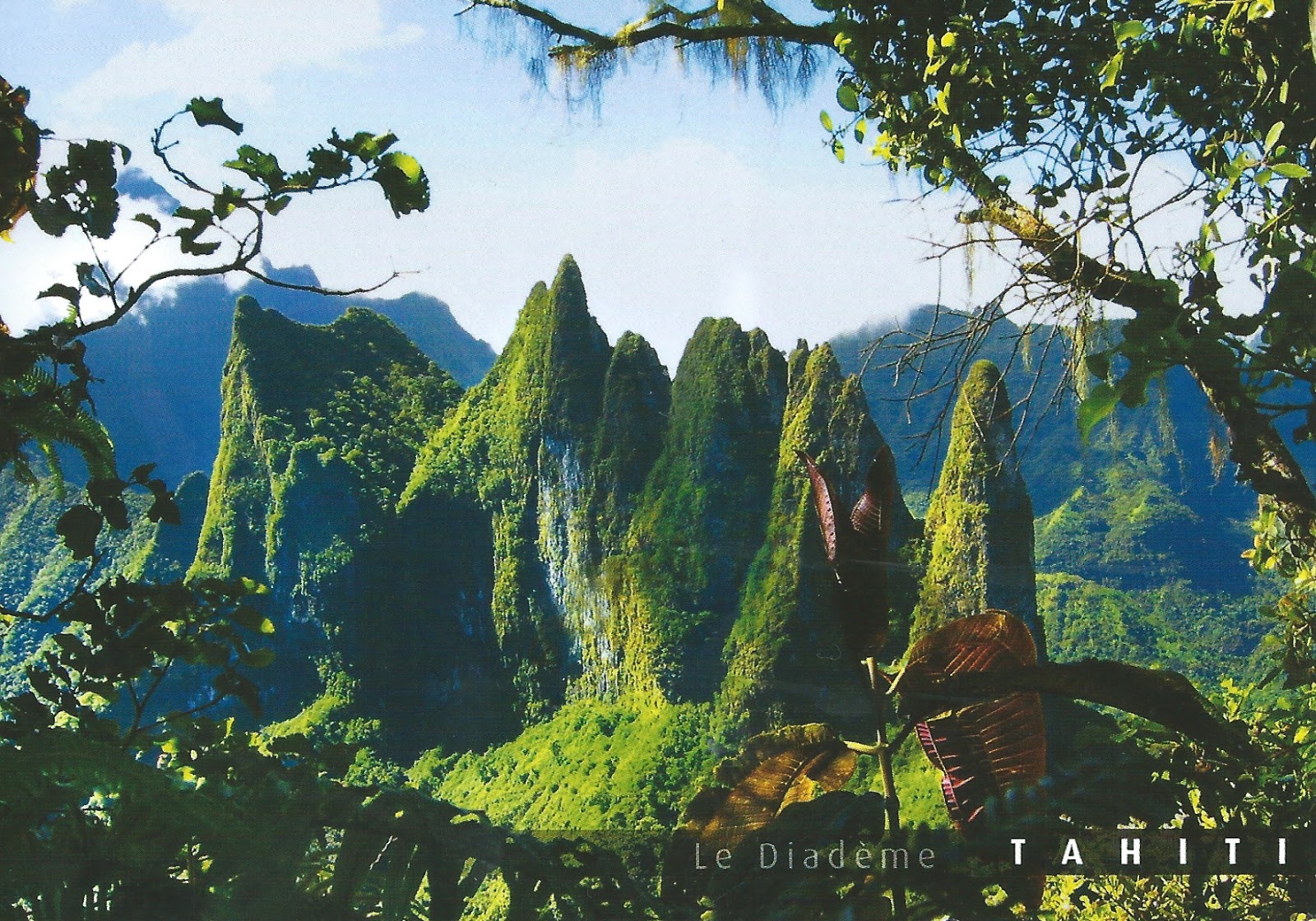 MY POSTCARD-PAGE: FRENCH POLYNESIA ~ Tahiti - Le Diadème