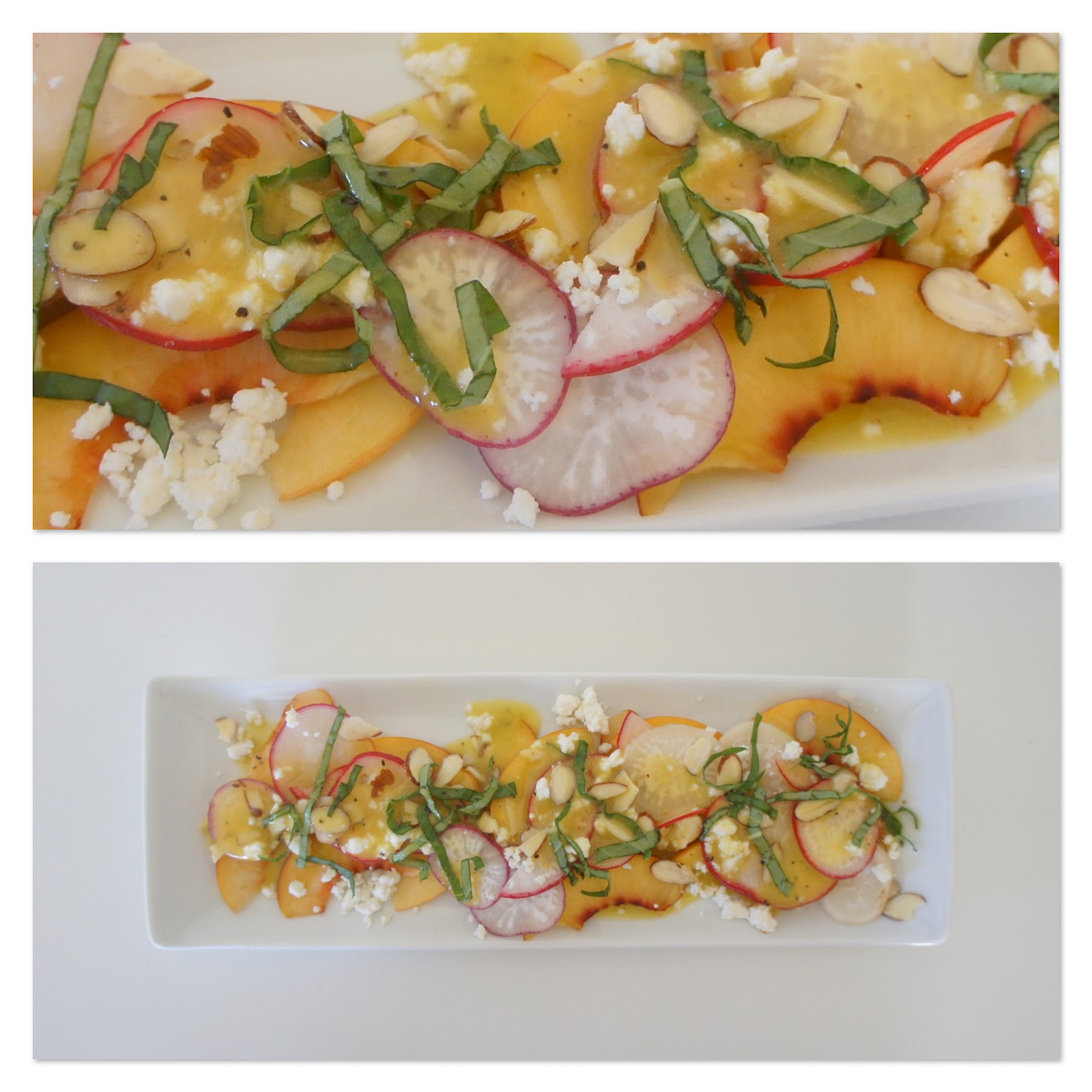 Healthy Eats : Peach + Radish Salad
