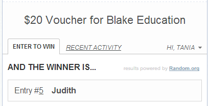 Classroom Ponderings: Winners!